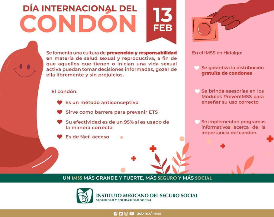 Fomenta IMSS Hidalgo relaciones sexuales seguras en el Día ...