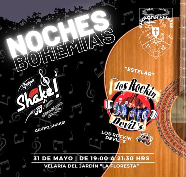 Este 31 de mayo amenizarán en las Noches Bohemias, los Rockin Devils y ...
