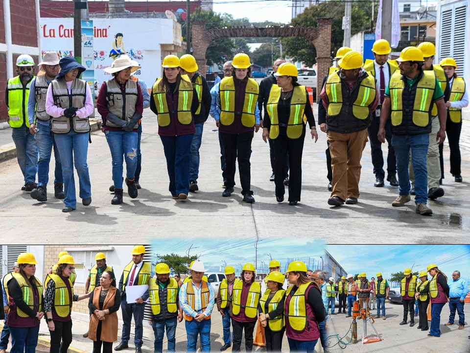 Lorena García Cázares, realiza supervisión de obra en la calle Mariano ...