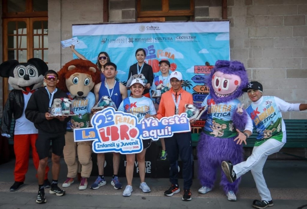 Carrera de la Feria del Libro Infantil y Juvenil Hidalgo 2025 reunió a ...
