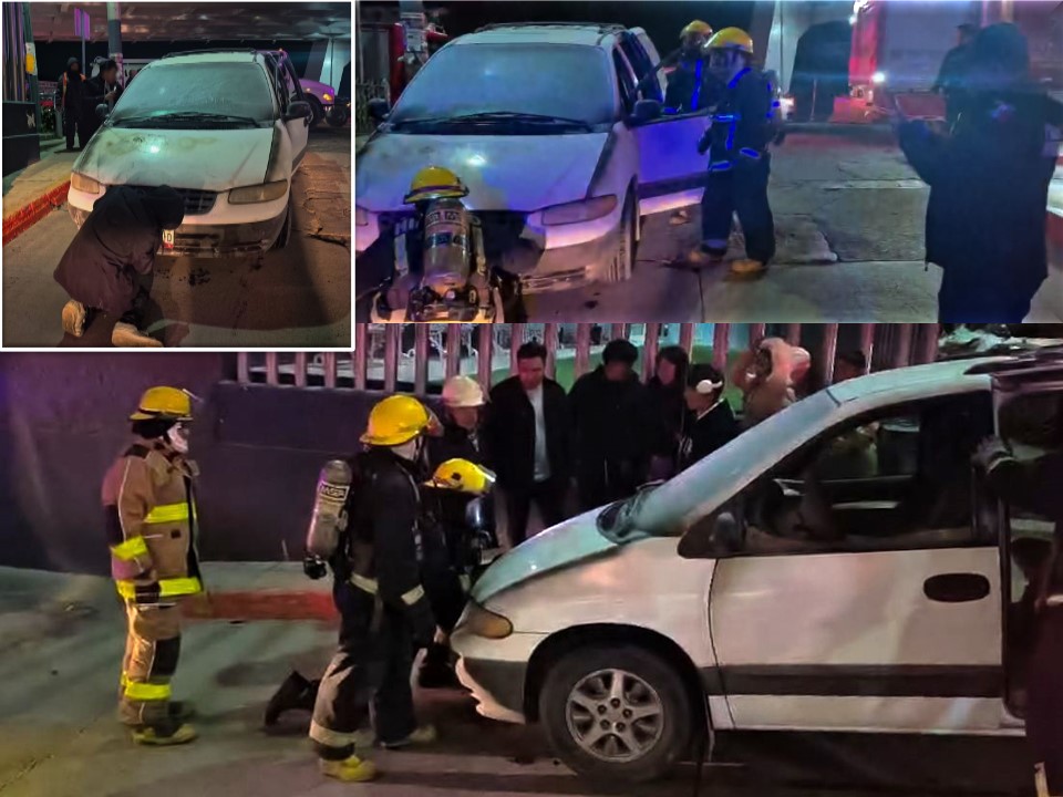 Bomberos controlan incendio de una camioneta en Boulevard Colosio ...